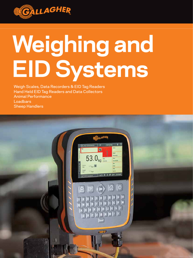 Weighing and EID Systems Brochure AU | PDF | Wi Fi | Weight