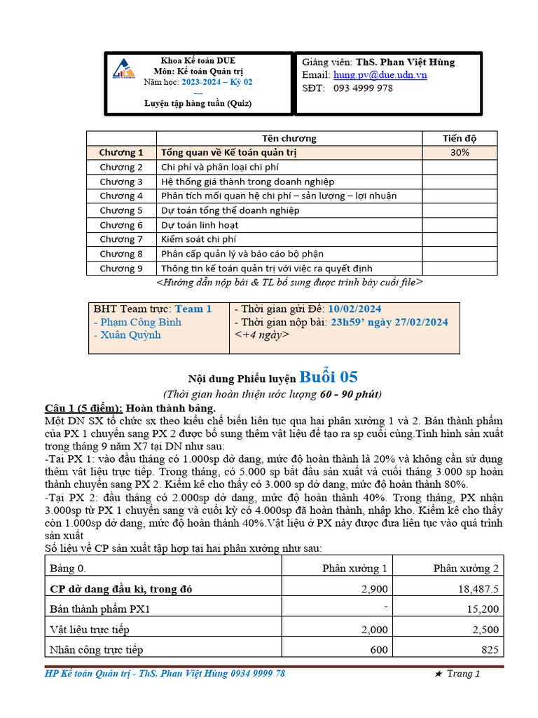 KTQT Buổi.05 Luyện-tập-đề | PDF