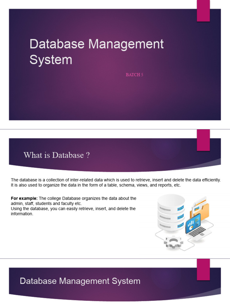 DBMS | PDF | Databases | Software Design DBMS | PDF | Databases | Software Design