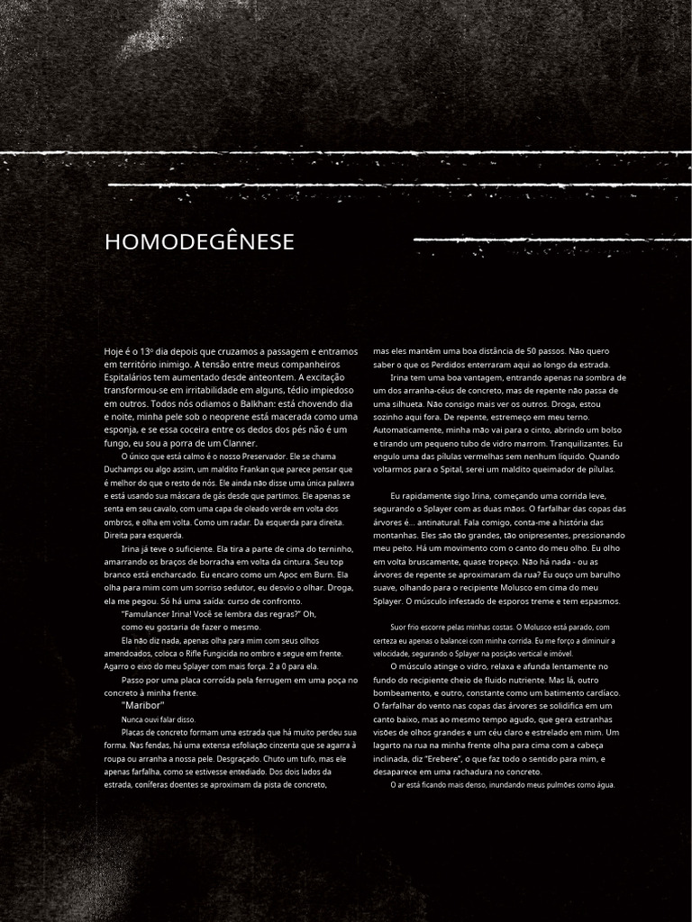 Degenesis - Inimigos Psiconautas | PDF | Som | Aranha