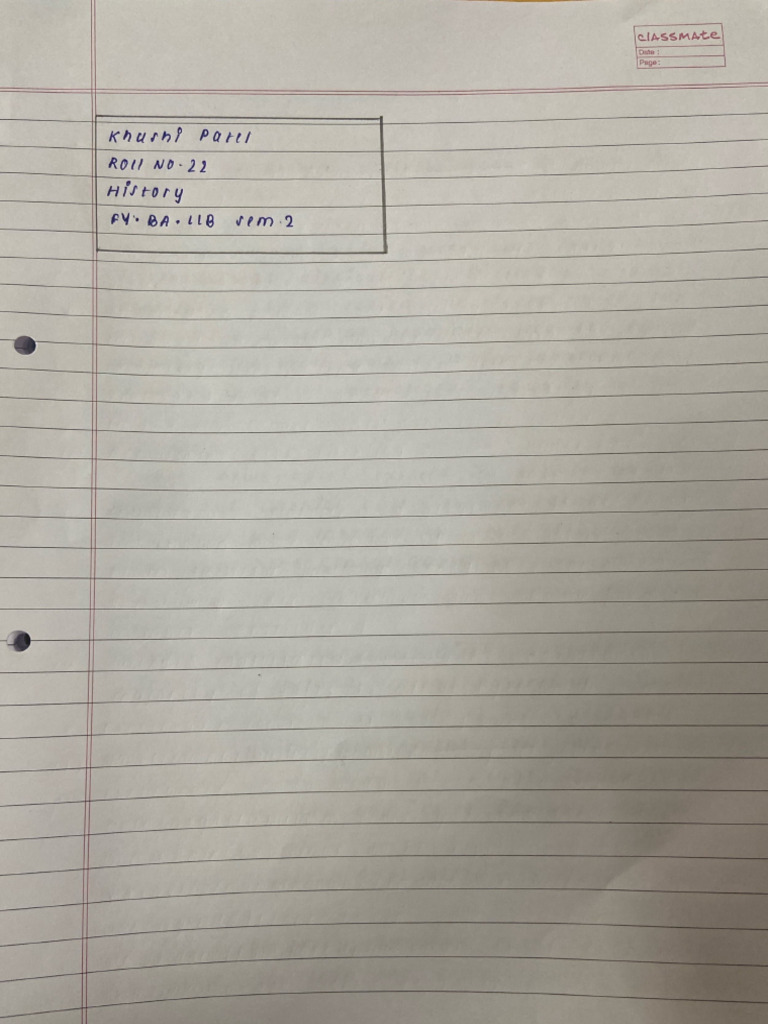 History Assignment | PDF