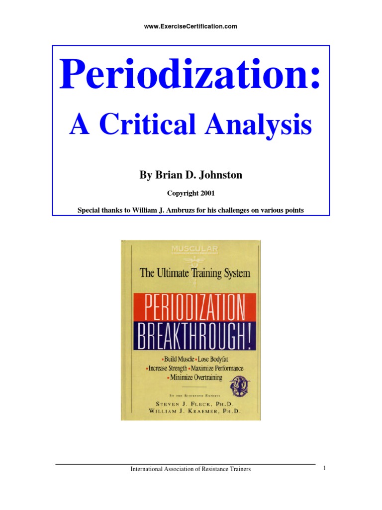 Periodization | PDF | Weight Training | Chaos Theory