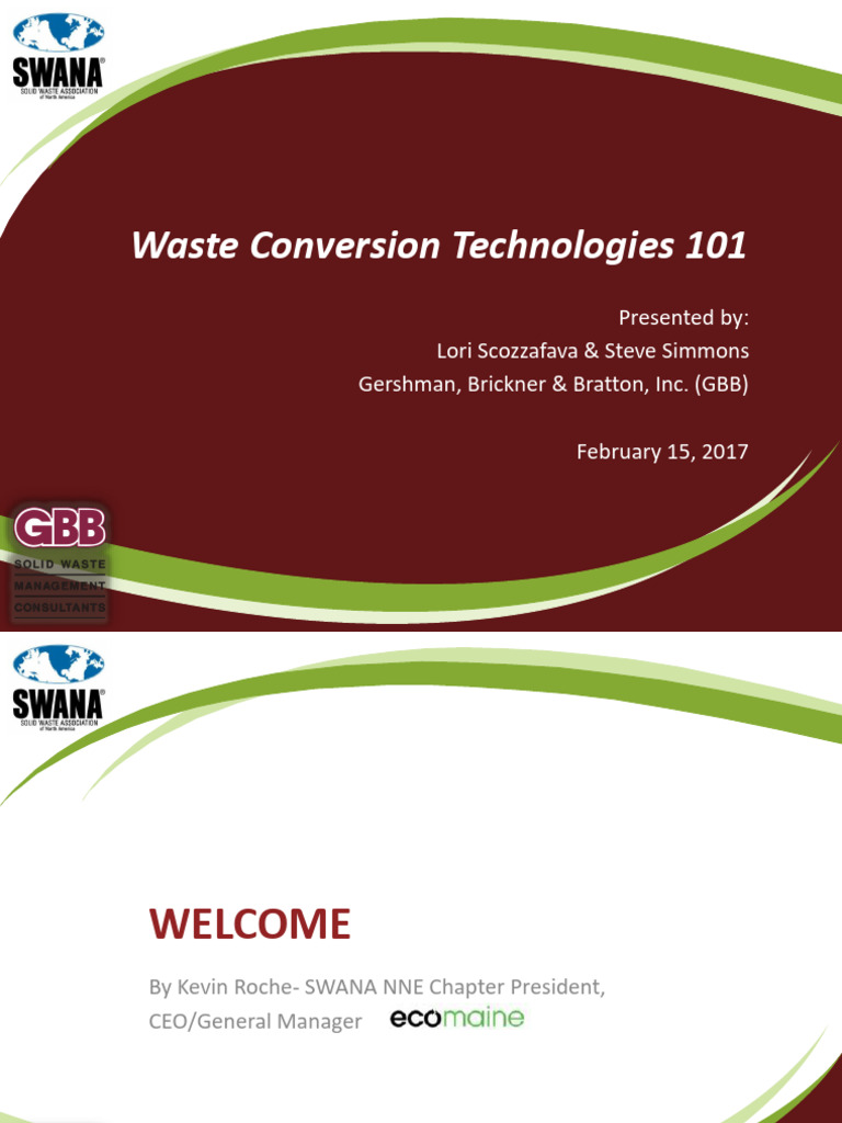 MSW Organic Processing Technologies Overview | PDF | Municipal Solid ...