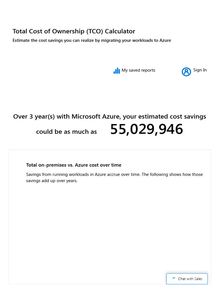 Total Cost of Ownership (TCO) Calculator - Microsoft Azure 2nd | PDF | Virtualization | Computing