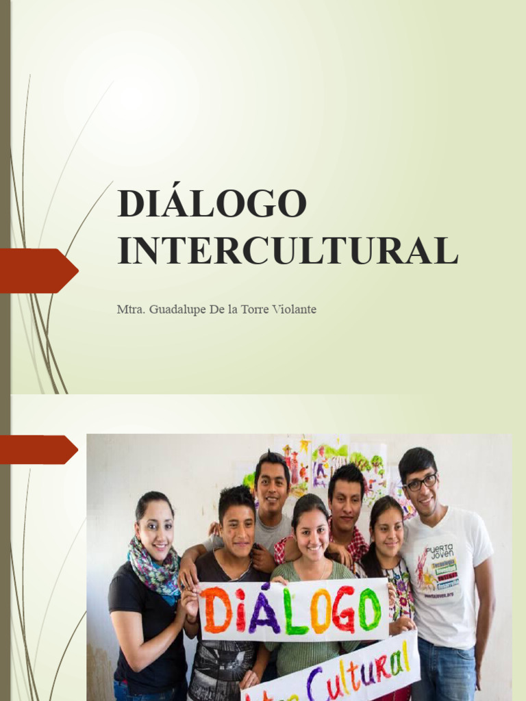 Competencias para el Diálogo Intercultural | PDF | Multiculturalismo