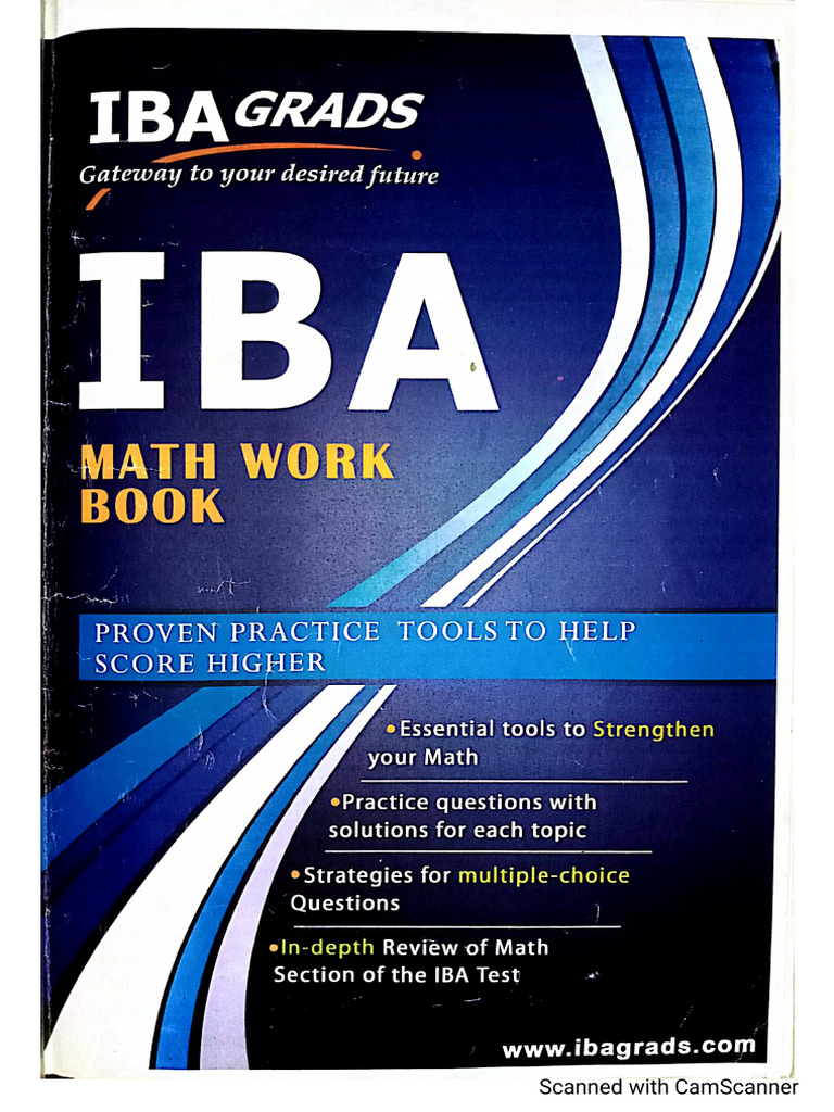 IBAGrads Math Work Book | PDF