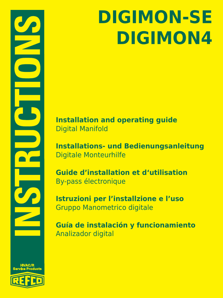 MANUAL DIGIMON | PDF | Thermocouple | Pump