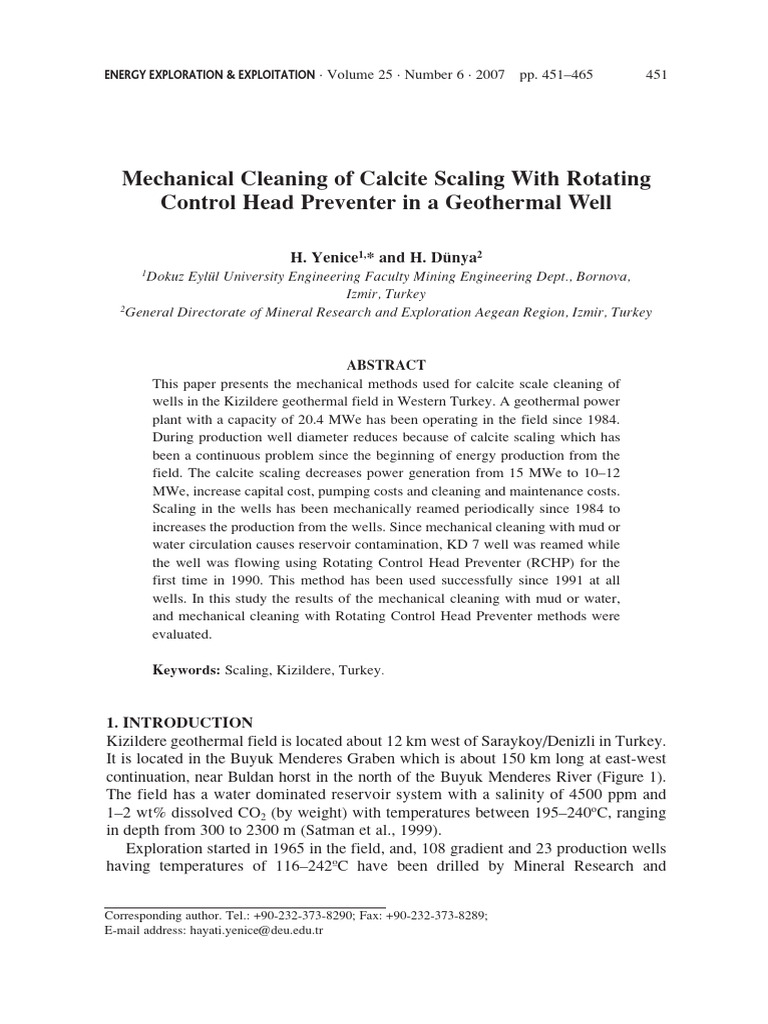 yenice-dunya-2007-mechanical-cleaning-of-calcite-scaling-with-rotating ...