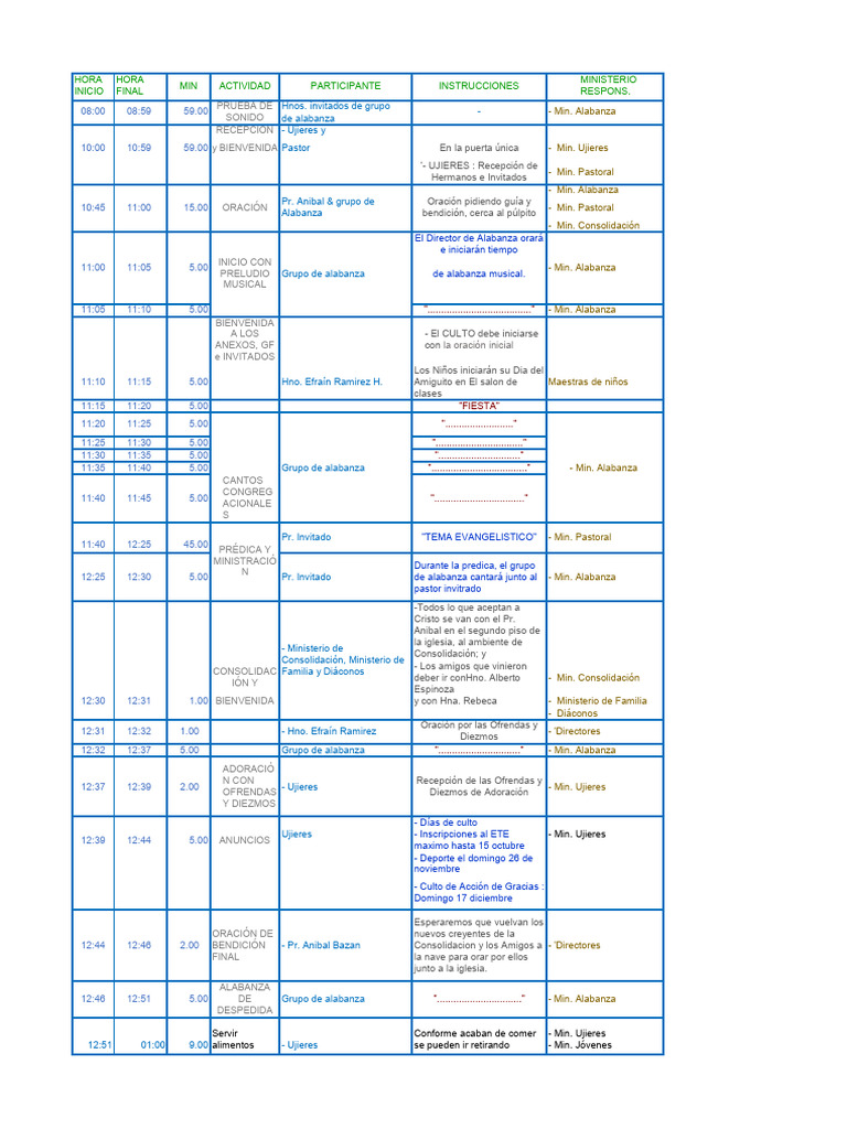 programa | PDF | Oración