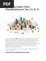 India - Tier 1 2 3 Cities (AutoRecovered) | PDF