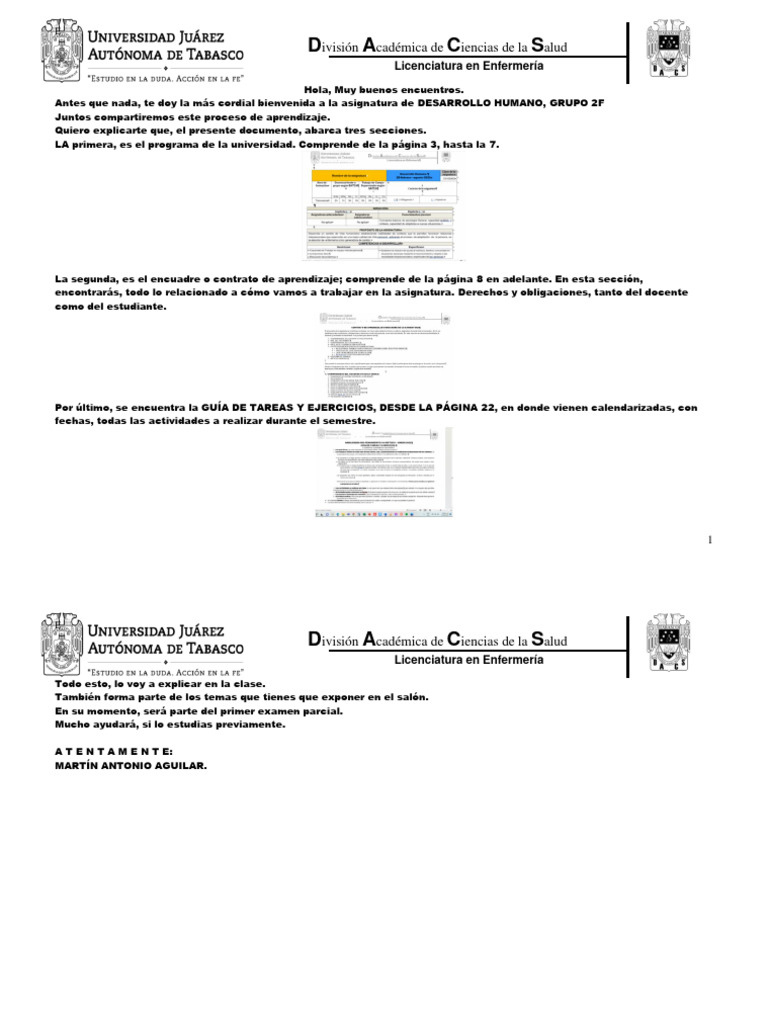 2H DES HUM GUÍA ESTUDTE V3 ENE 2024 | PDF | Sicología | Aprendizaje