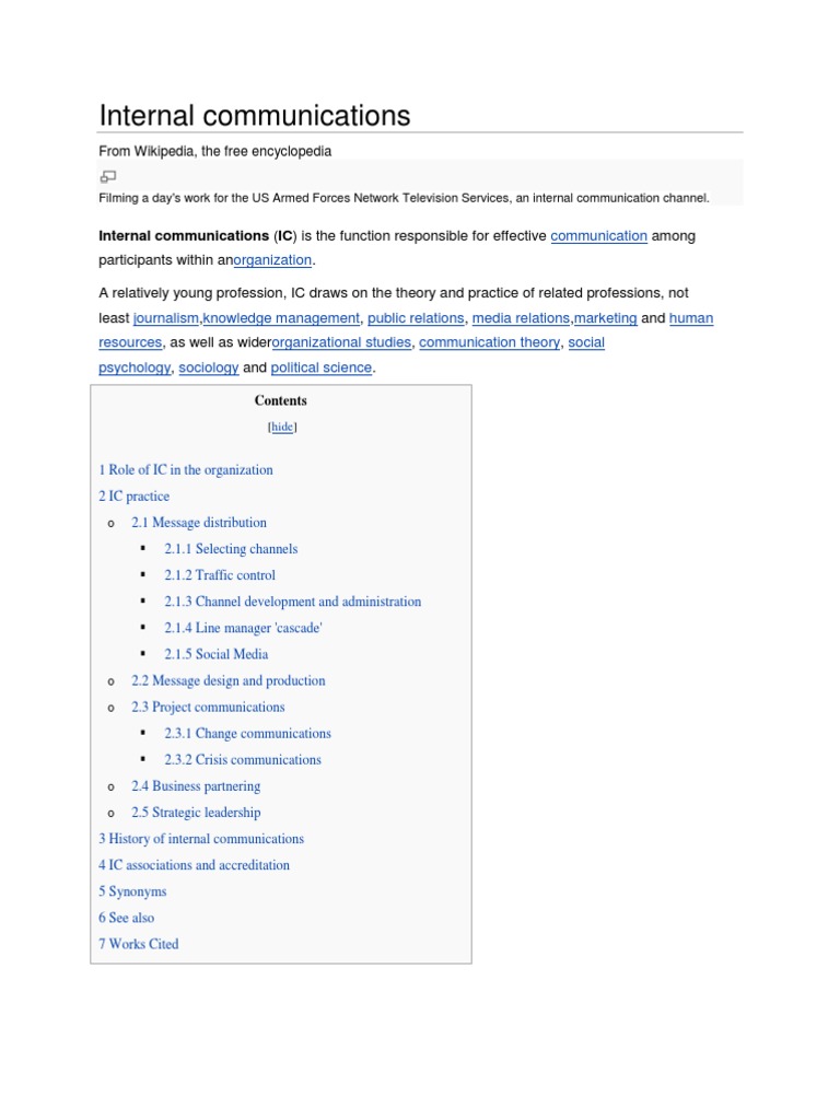 Effective Internal Communication: Selecting the Right Channels to Reach ...