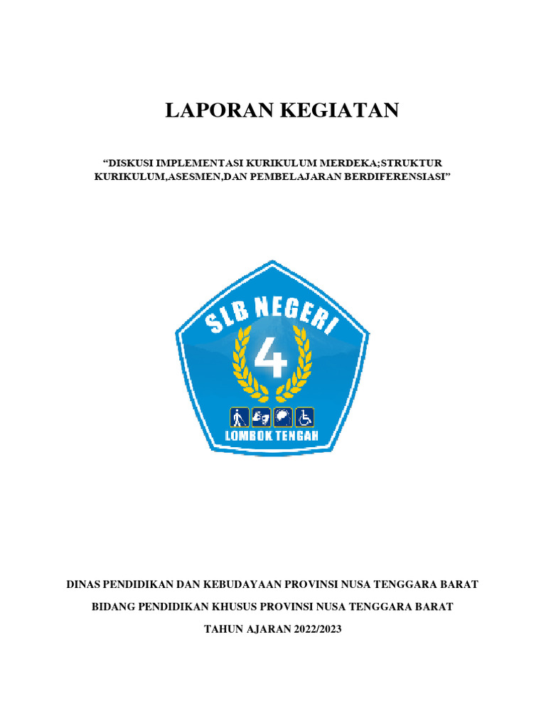 Diskusi Implementasi Kurikulum Merdeka NTB | PDF