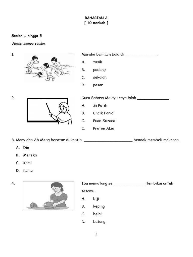 Uasa Tahun 1 BM | PDF