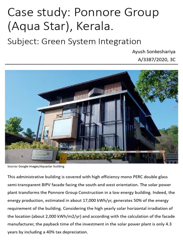 PV Case study | PDF | Photovoltaics | Solar Power