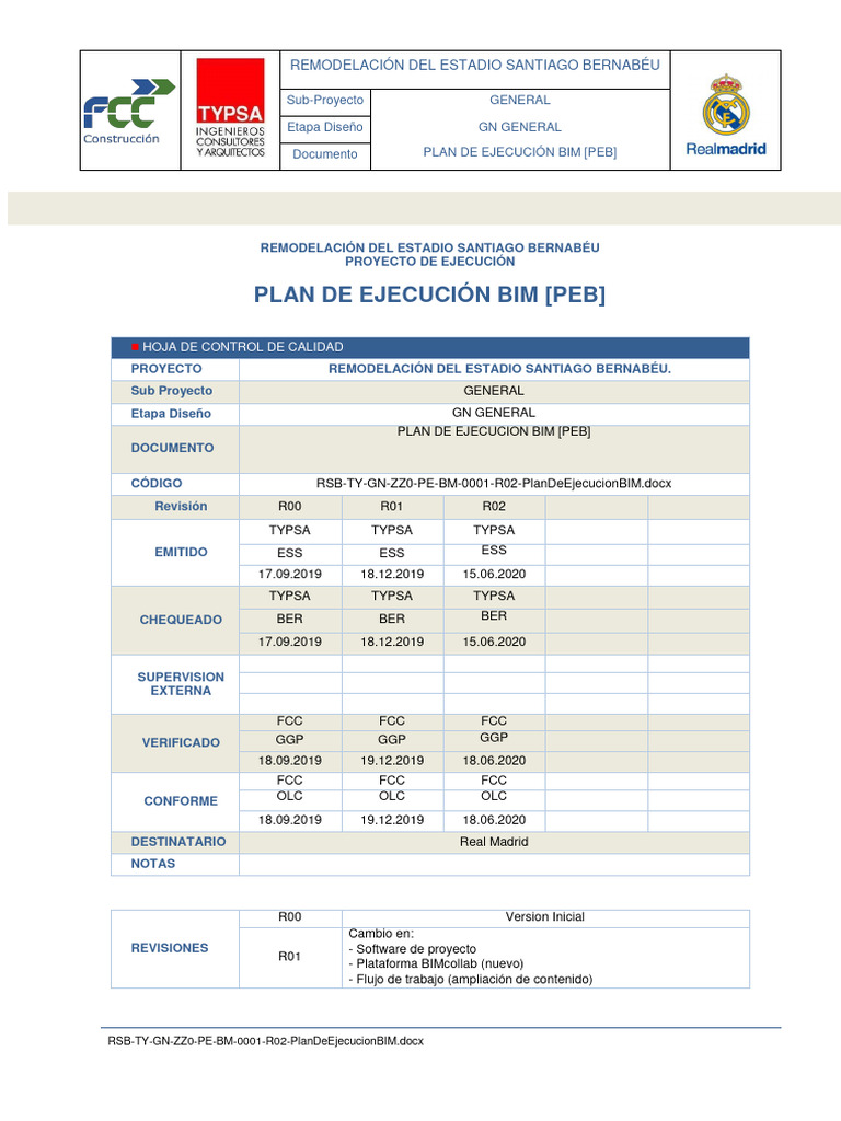 Plan de Ejecucion BIM | PDF | Diseño | Software