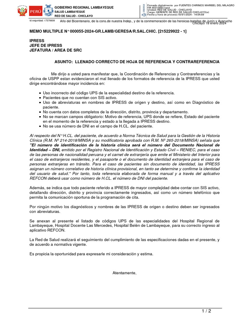 Llenado Correcto de Hoja de Referencia y Contrareferencia | PDF ... Llenado Correcto de Hoja de Referencia y Contrareferencia | PDF ...