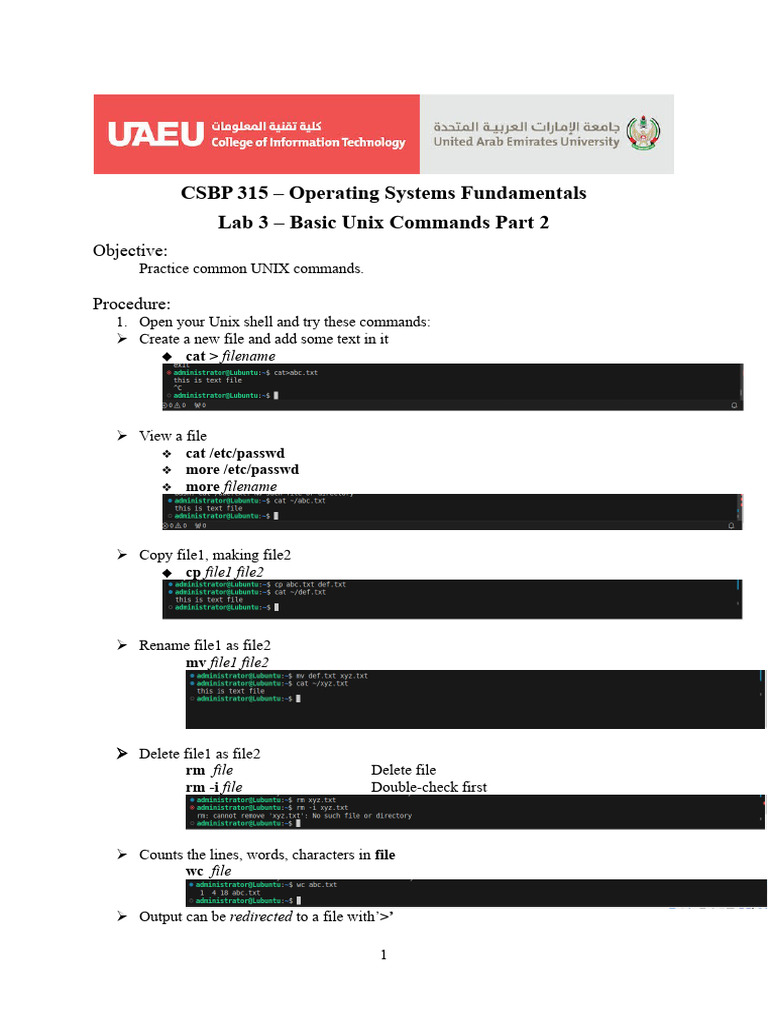 OS Lab3 | PDF | Computer File | Directory (Computing)