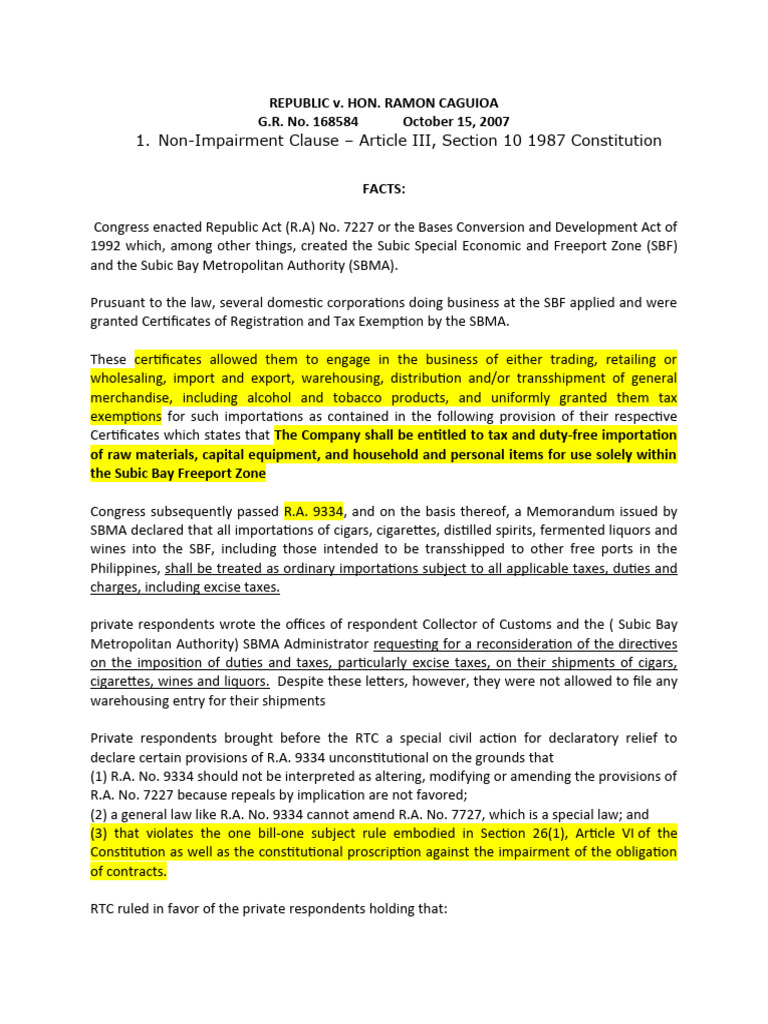 A Republic V Caguioa | PDF | License | Taxes
