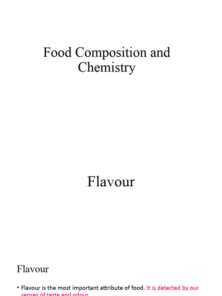 5. Flavors and Browning Reactions in Food | PDF | Taste | Foods