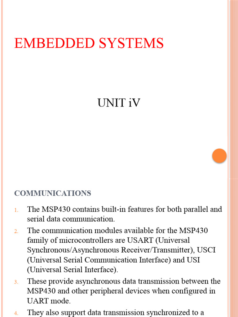 MSP430 Communication Protocols | PDF | Usb | Duplex (Telecommunications)