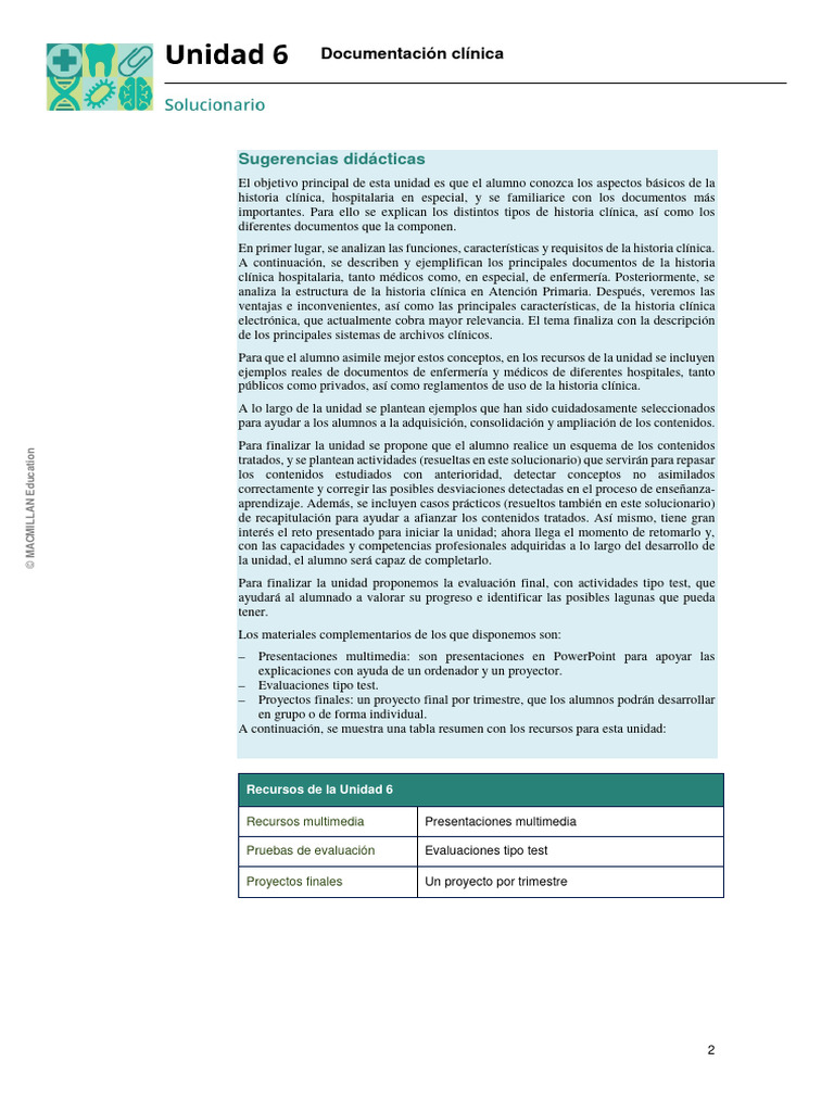 Oad Solucionario (1) .PDF 00002 | PDF | Evaluación | Historial médico