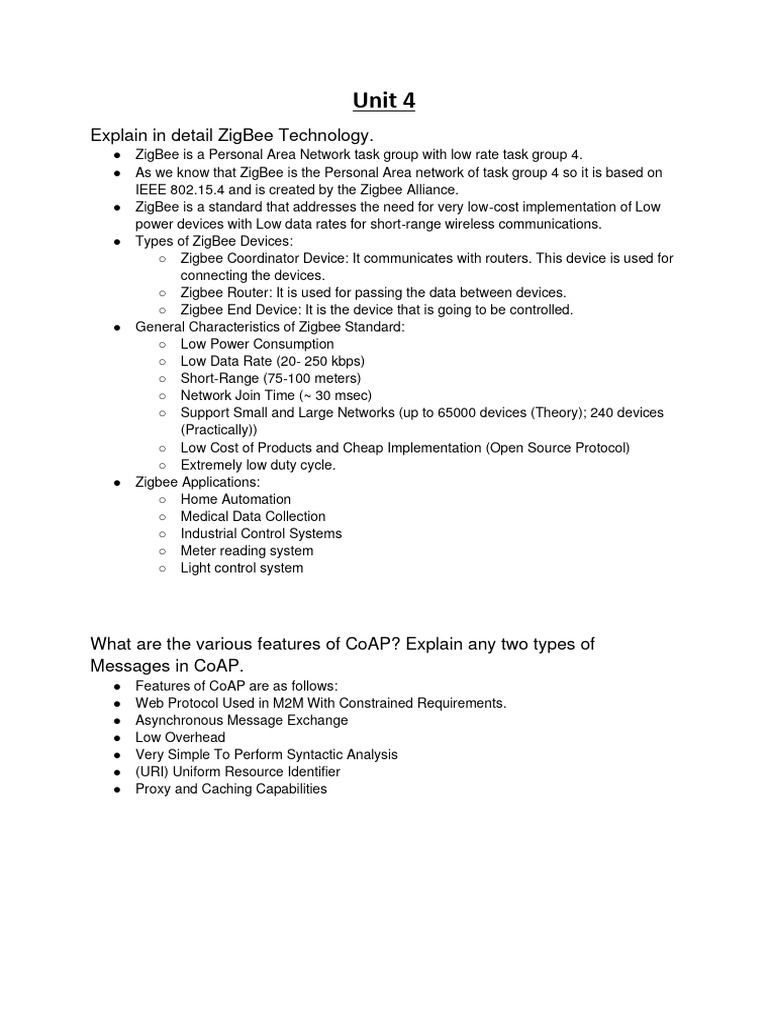 Smart City QB (Unit 4,5,6) (Atharva Garud) | PDF | I Pv6 | Internet Of Things