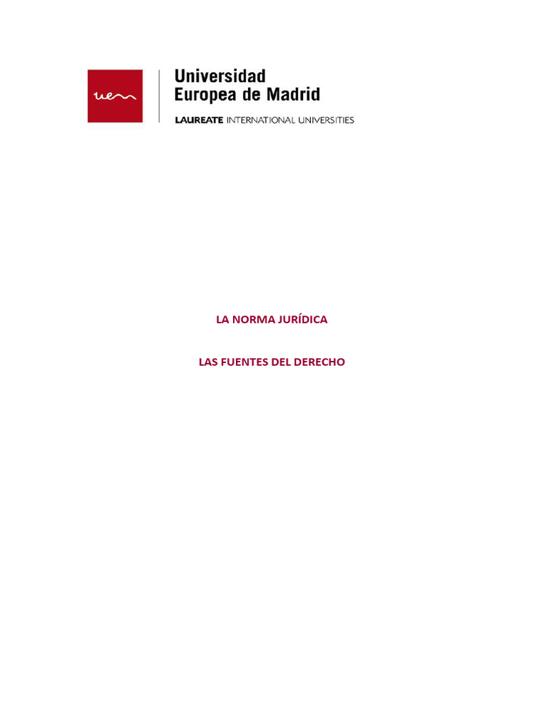 DER T1 TeGeDe U1L02 | PDF | Fuentes del derecho | Ley de la Unión Europea