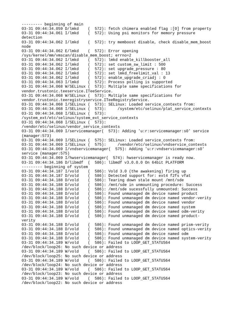 Android System Log Analysis | PDF | Computer Data Storage | Software