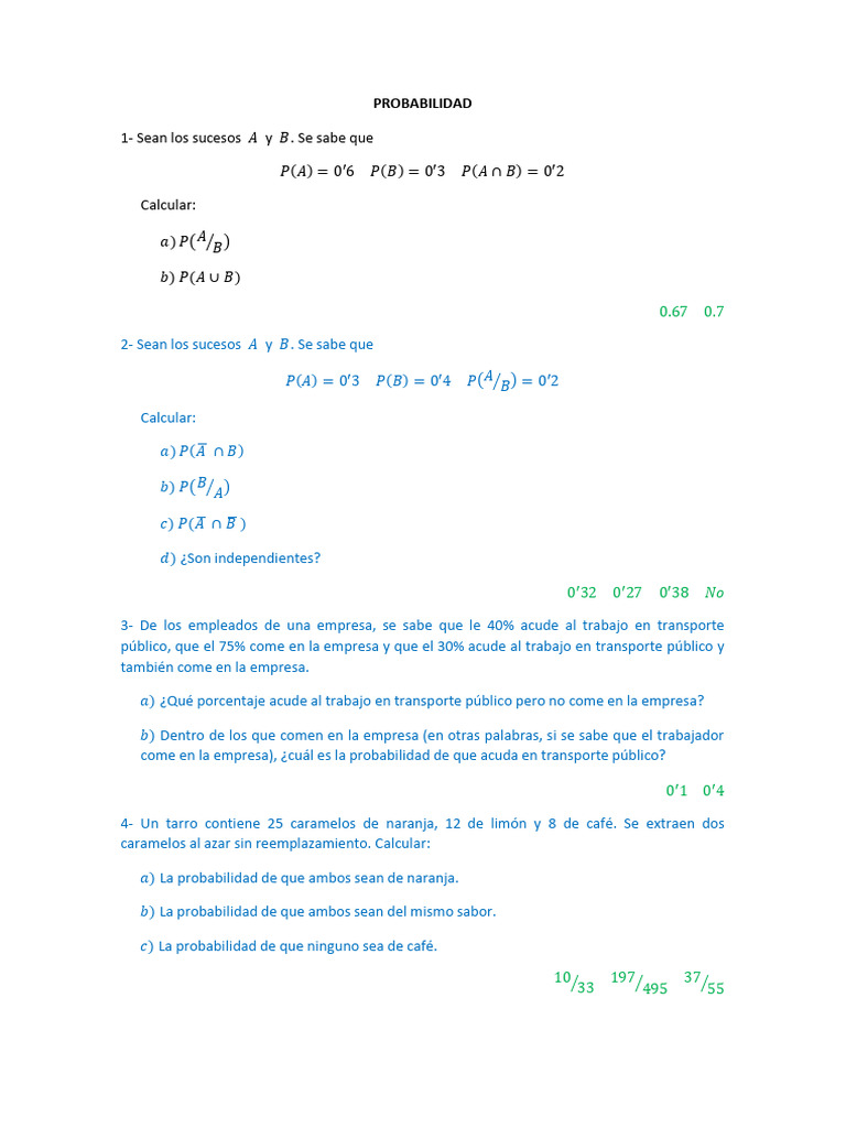 01 PROBABILIDAD | PDF | Probabilidad