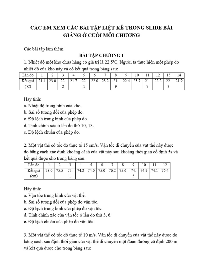 KTD&PMPT Bai Tap | PDF