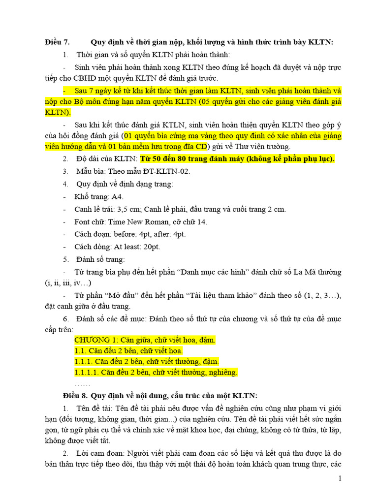 4.QD 828 (16.11.2018) - Quy Dinh Huong Dan Va Danh Gia KLTN | PDF