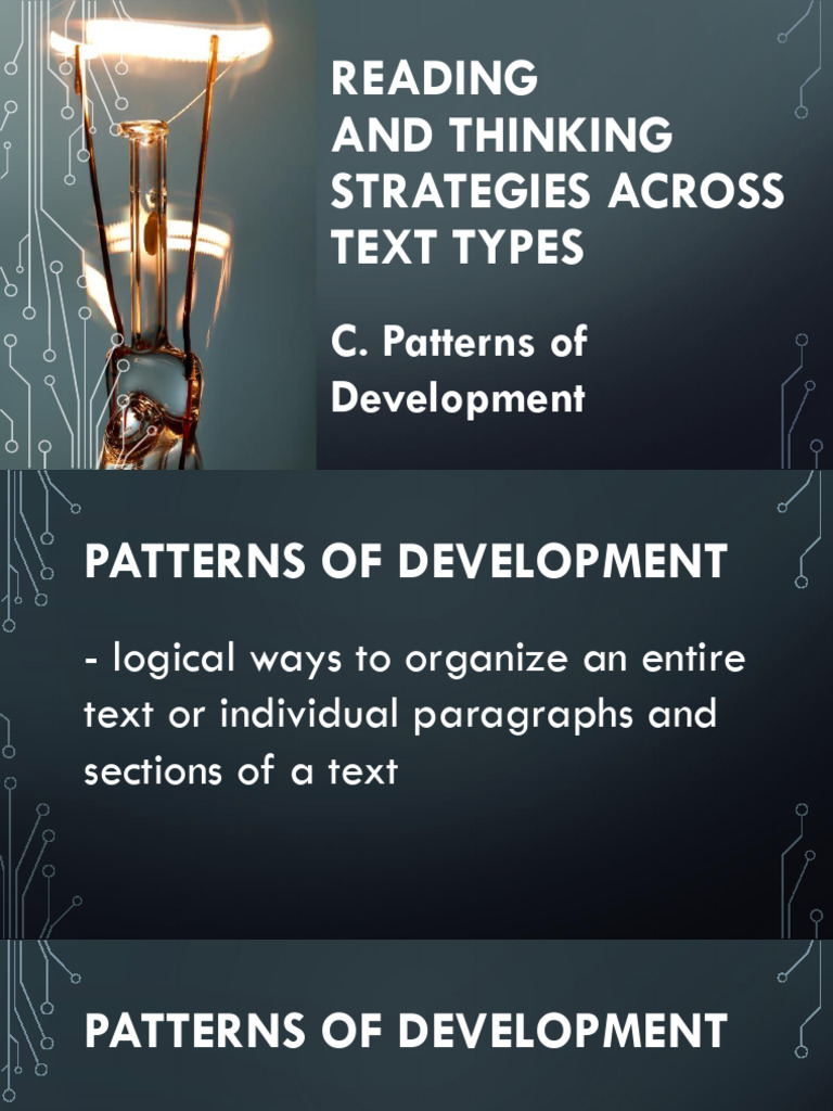 RWS-L3-Patterns of Development - Student's | PDF | Narration | Definition