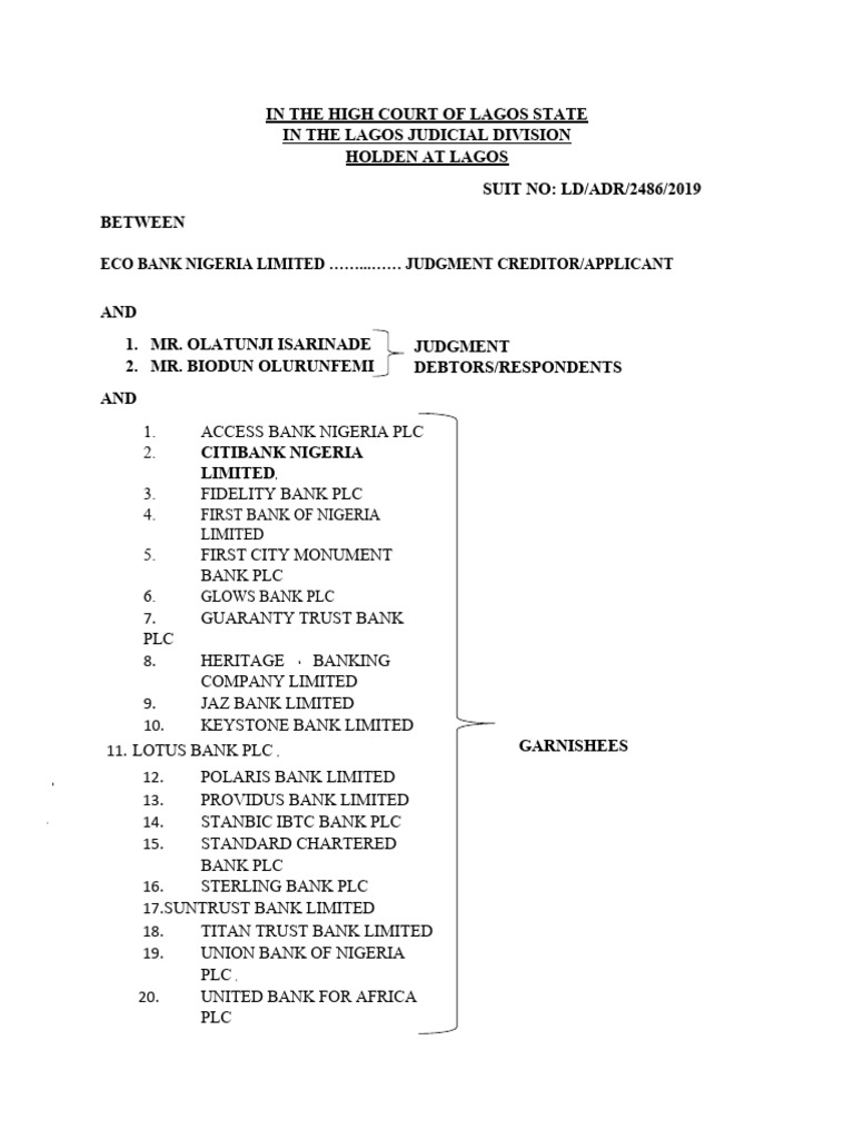 Affidavit of Compliance | PDF | Garnishment | Judgment (Law)