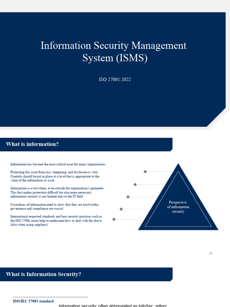 Isms Training | PDF | Information Security | Disaster Recovery