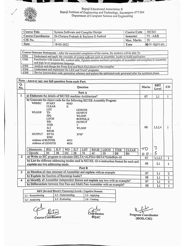 Previous Year CIE QP (1) | PDF