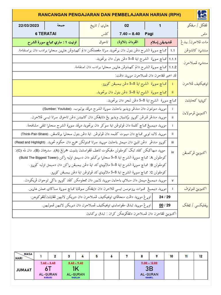 eRPH Pendidikan Islam 2024 | PDF