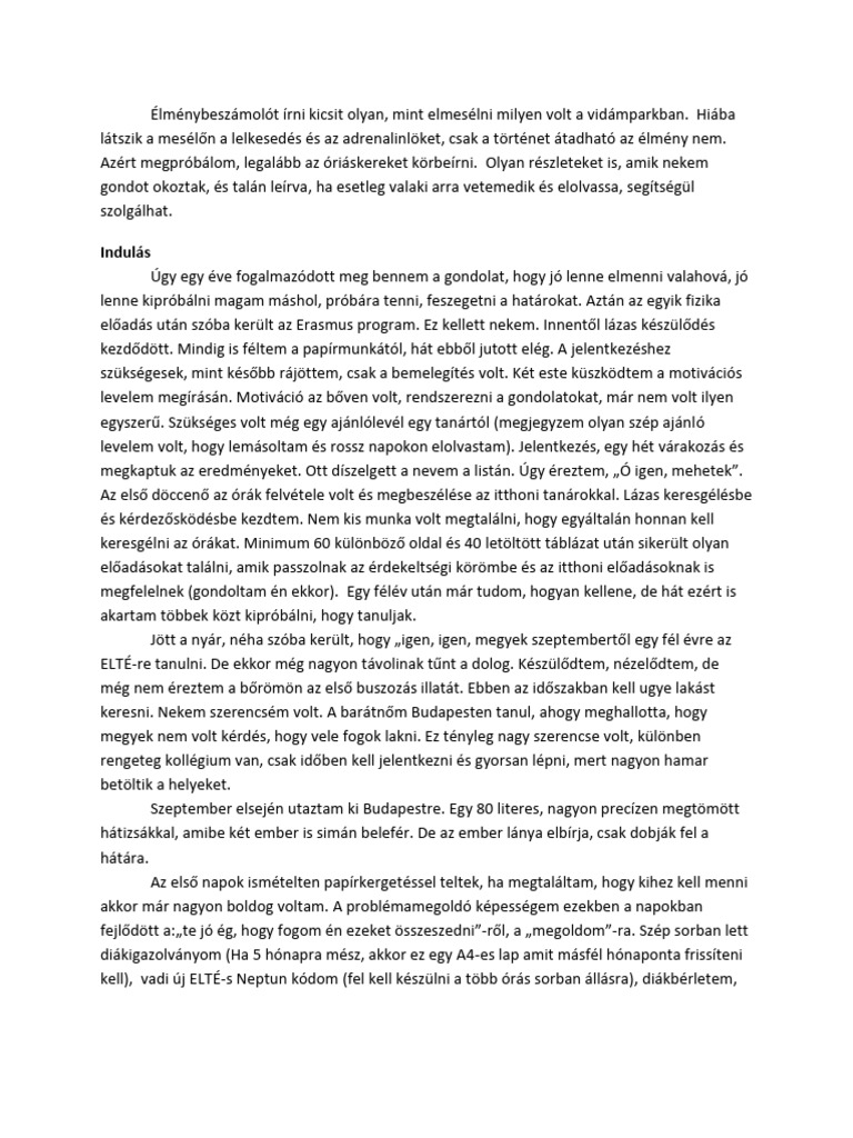 Beszamolo-Zongor Agnes | PDF