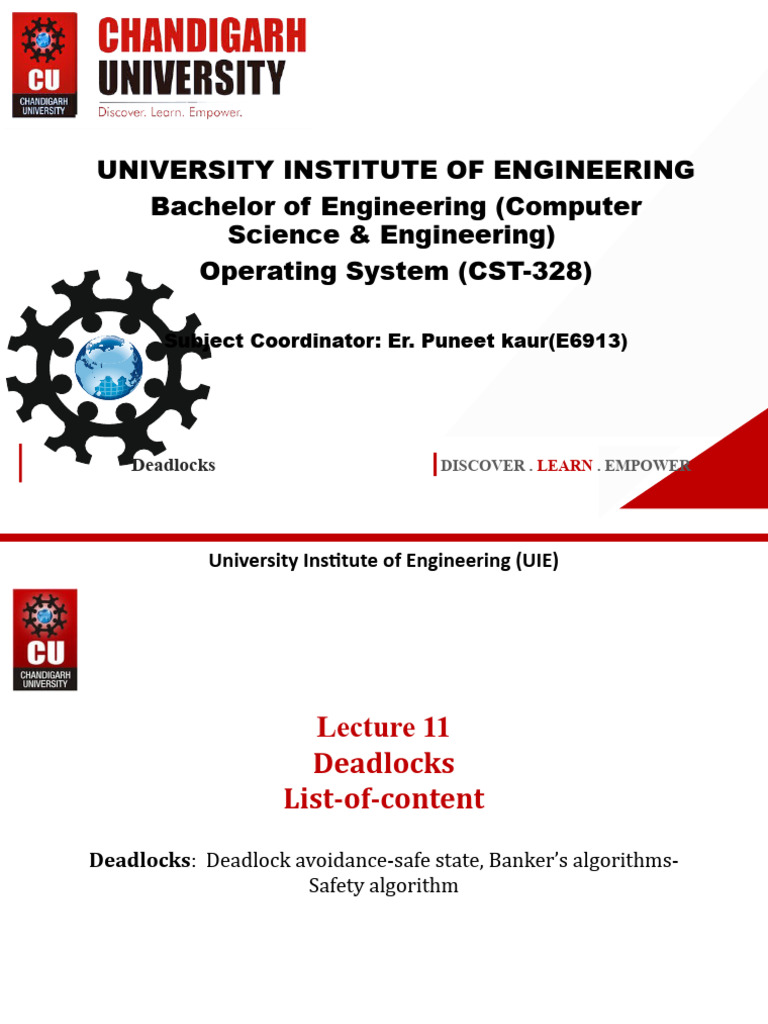 L 12 Deadlock Algorithms Pdf Algorithms And Data Structures 4613