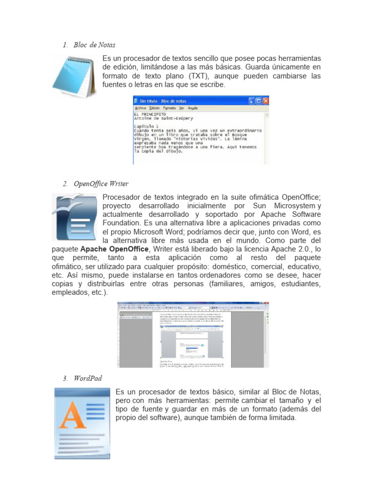 12 Procesadores de Texto | PDF | Procesador de textos | Software de la aplicacion