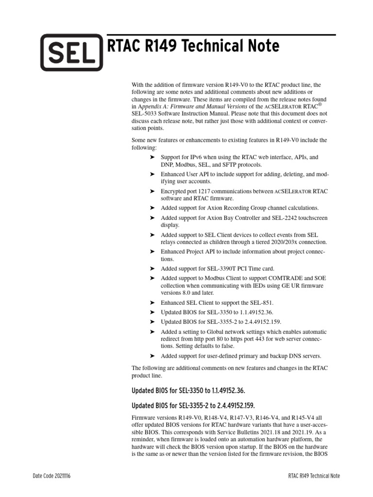 RTAC R149 Tech Note | PDF | Domain Name System | Bios