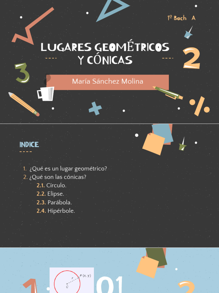 Lugares Geométricos. | PDF | Elipse | Geometría Elemental
