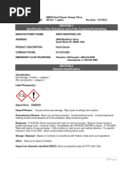 Fast Orange Pumice Lotion SDS | PDF | Dangerous Goods | Safety