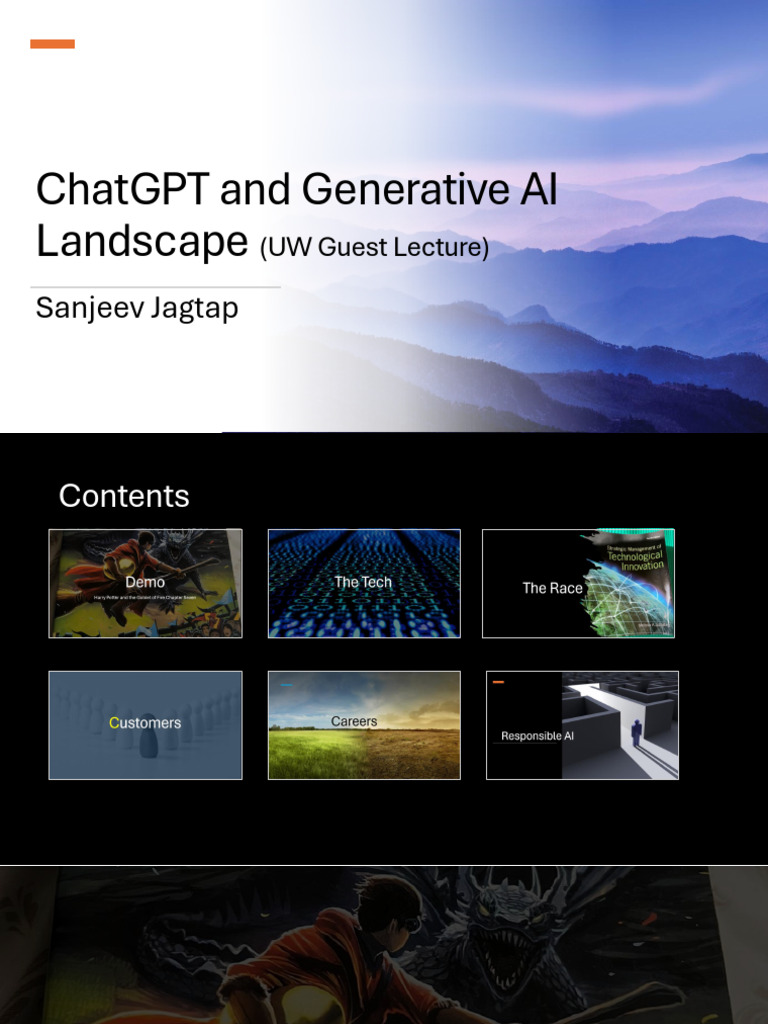 ChatGPT and Generative AI Landscape | PDF | Artificial Intelligence ...
