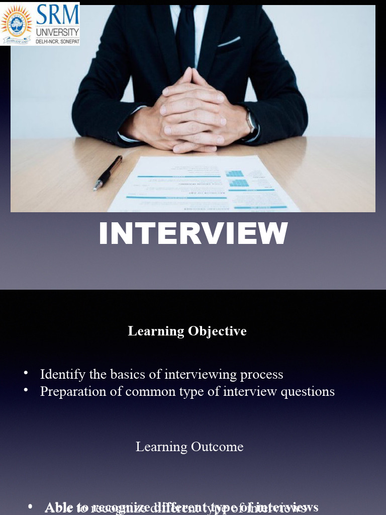 Interview Ppt | PDF | Interview | Social Psychology