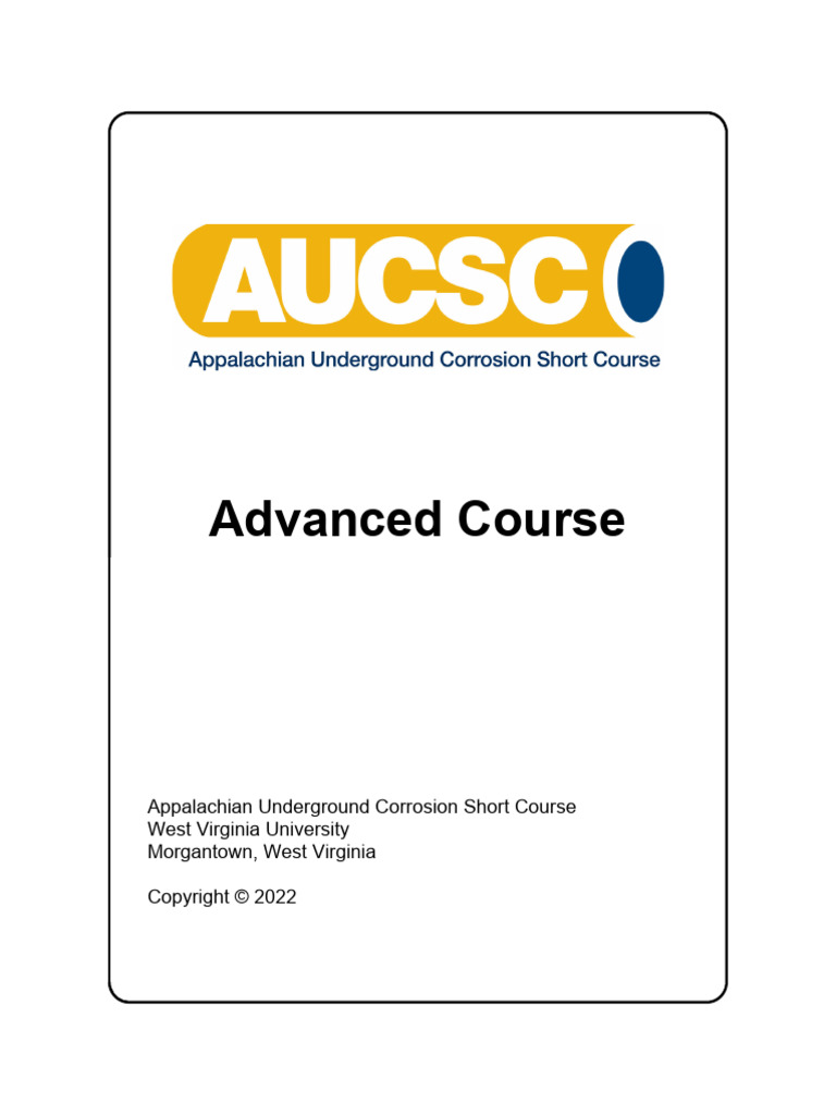 AUCSC Advanced Text 040422 | PDF | Corrosion | Electricity