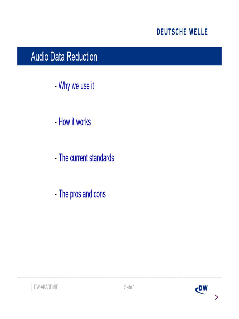 DAS9T02_Data Reduction | PDF | Data Compression | Digital Audio