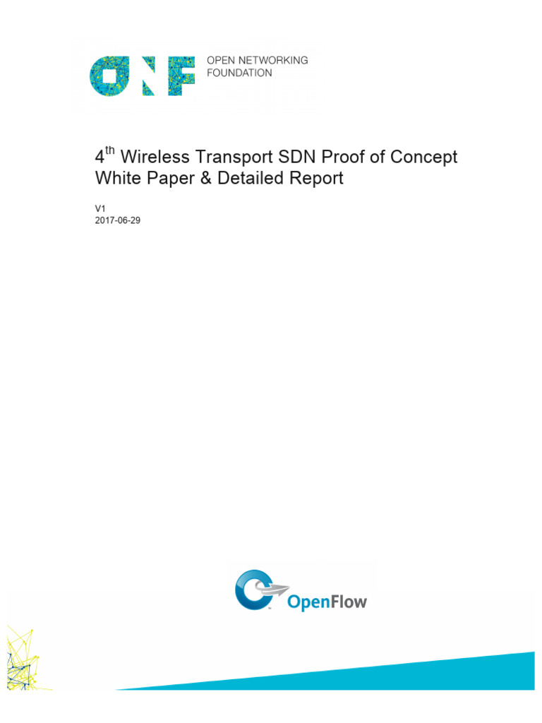 4th Wireless Transport PoC Detailed-Report | PDF | Computer Network | Network Topology