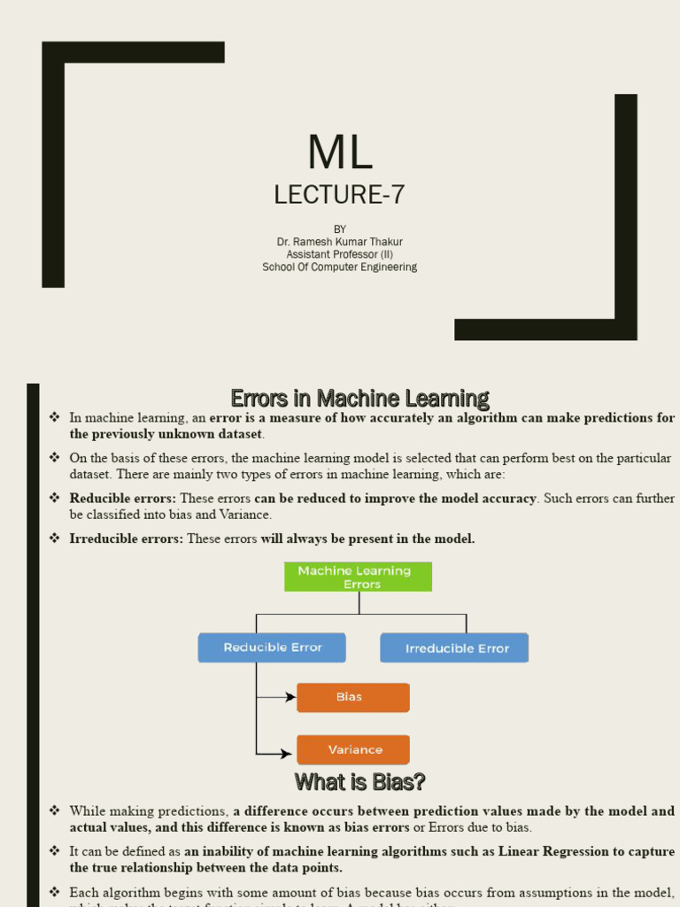 ML_Lec-7 | PDF | Multivariate Statistics | Algorithms