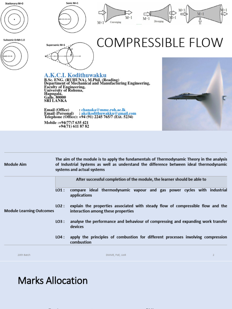 L3 COMPRESSIBLE FLOW 2020 All | PDF | Second Law Of Thermodynamics ...